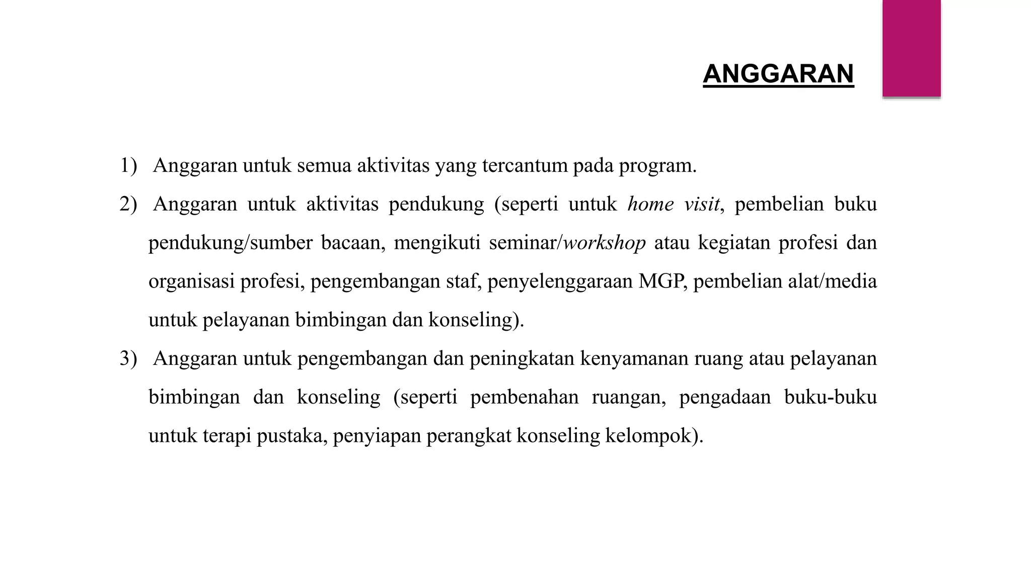 PROSEDUR PENYUSUNAN PROGRAM BK KOMPREHENSIF | PPTX