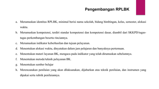 PROSEDUR PENYUSUNAN PROGRAM BK KOMPREHENSIF | PPTX