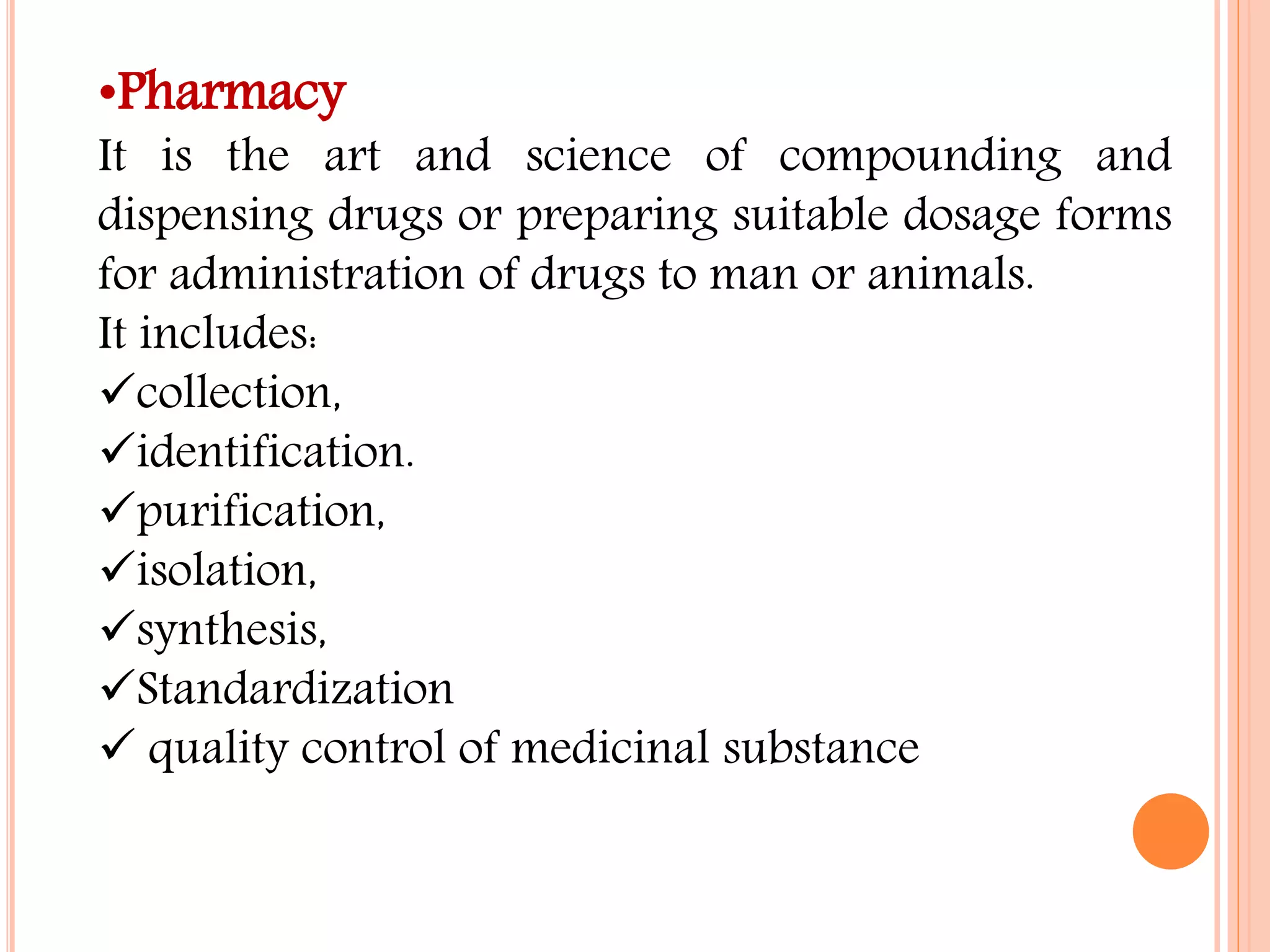 Basic concepts - Pharmacology | PPTX