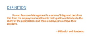 HUMAN RESOURCES MANAGEMENT | PPTX