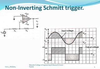 Module3: opamp as a Schmitt trigger | PPTX