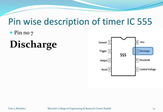 Module 3 :IC555 Timer IC & ITs Applications | PPTX