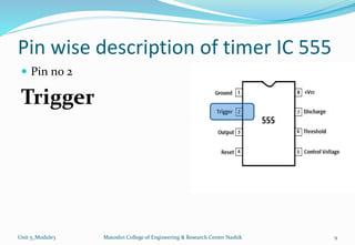 Module 3 :IC555 Timer IC & ITs Applications | PPTX