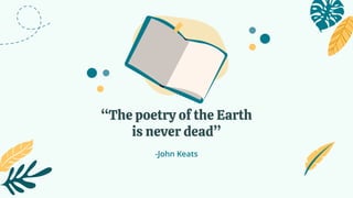John Keats life and Work | PPT