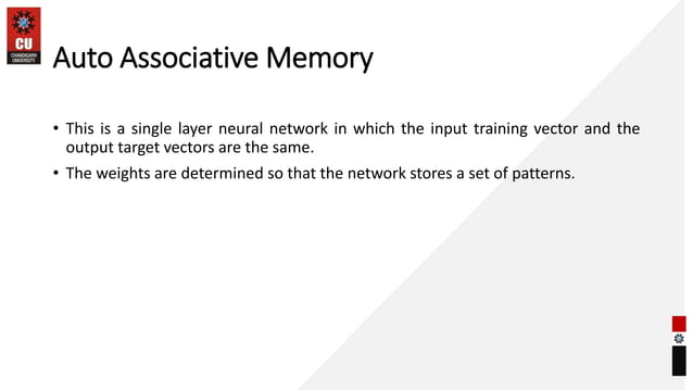 Ppt 3 1 4 Associative Memory Network Pptx