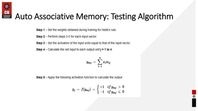 Ppt 3 1 4 Associative Memory Network Pptx