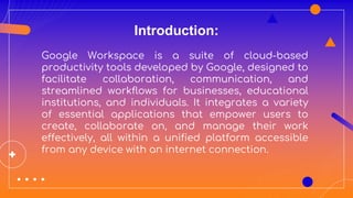 Google Workspace Reseller | Google Workspace Services | PPT
