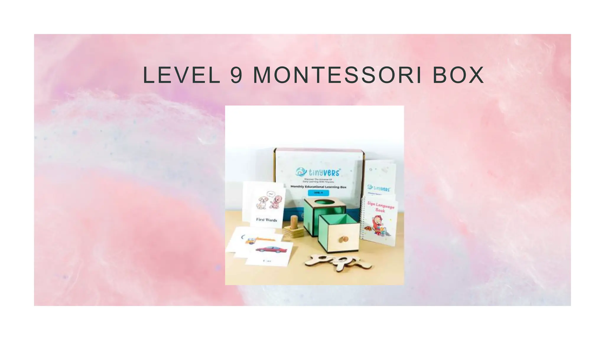 Montessori boxes for 7 to 12 months old. | PPT