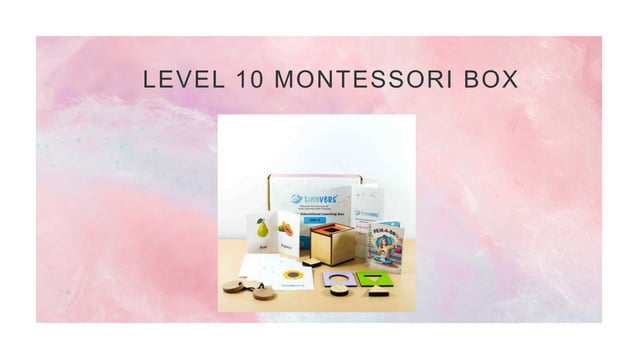 Montessori boxes for 7 to 12 months old. | PPT
