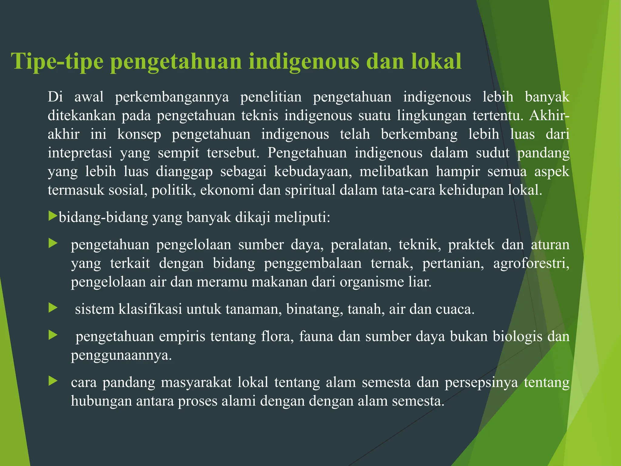 Peranan ekologi dalam sistem agroforestry | PPTX