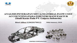analisis mfca pada industri manufacturrr | PPTX