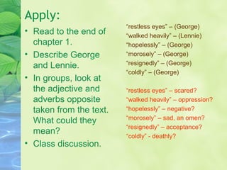 Ppt 3 ag&t Of mice and Men | PPT