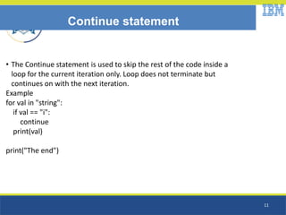 PPT3-CONDITIONAL STATEMENT LOOPS DICTIONARY FUNCTIONS.ppt
