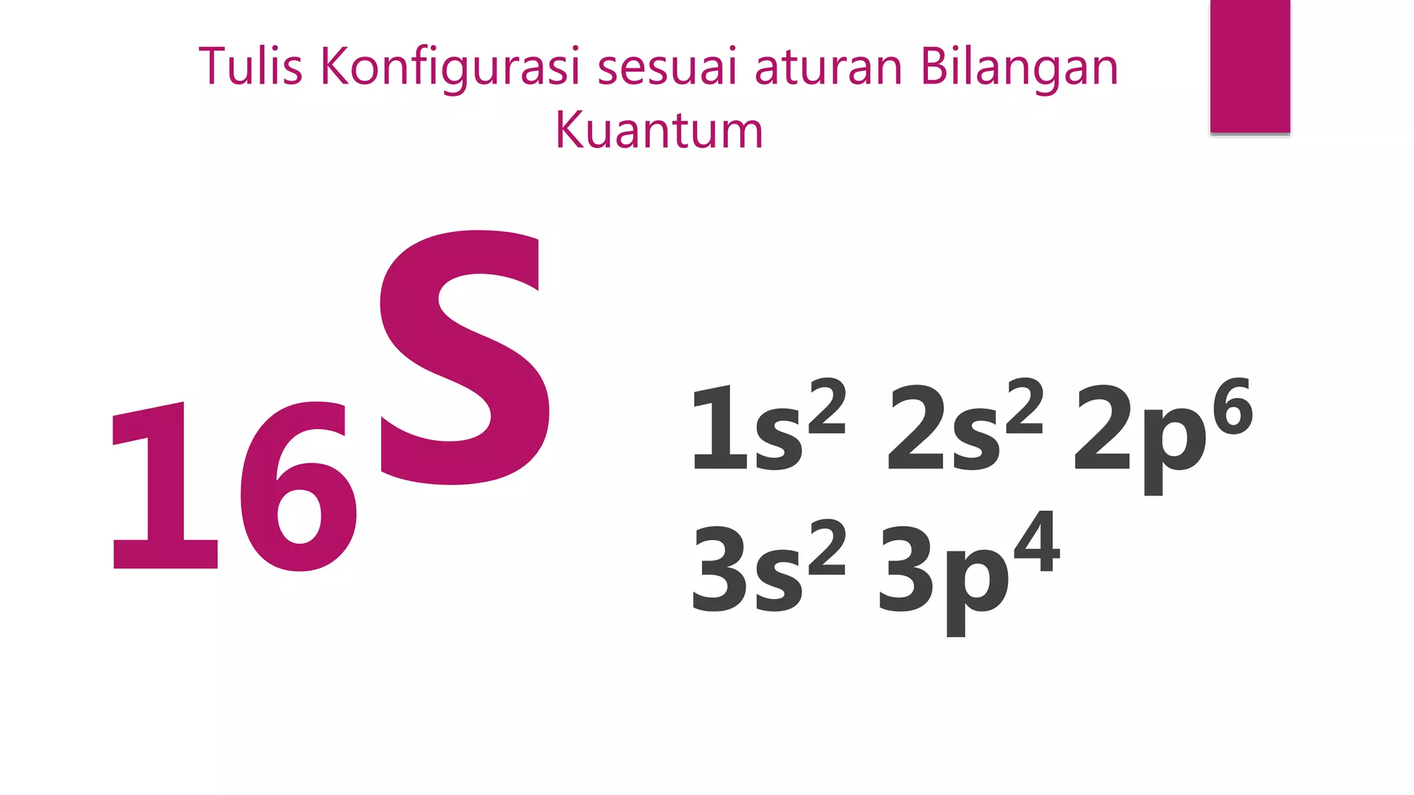 Konfigurasi Elektron dan Bilangan Kuantum | PPTX