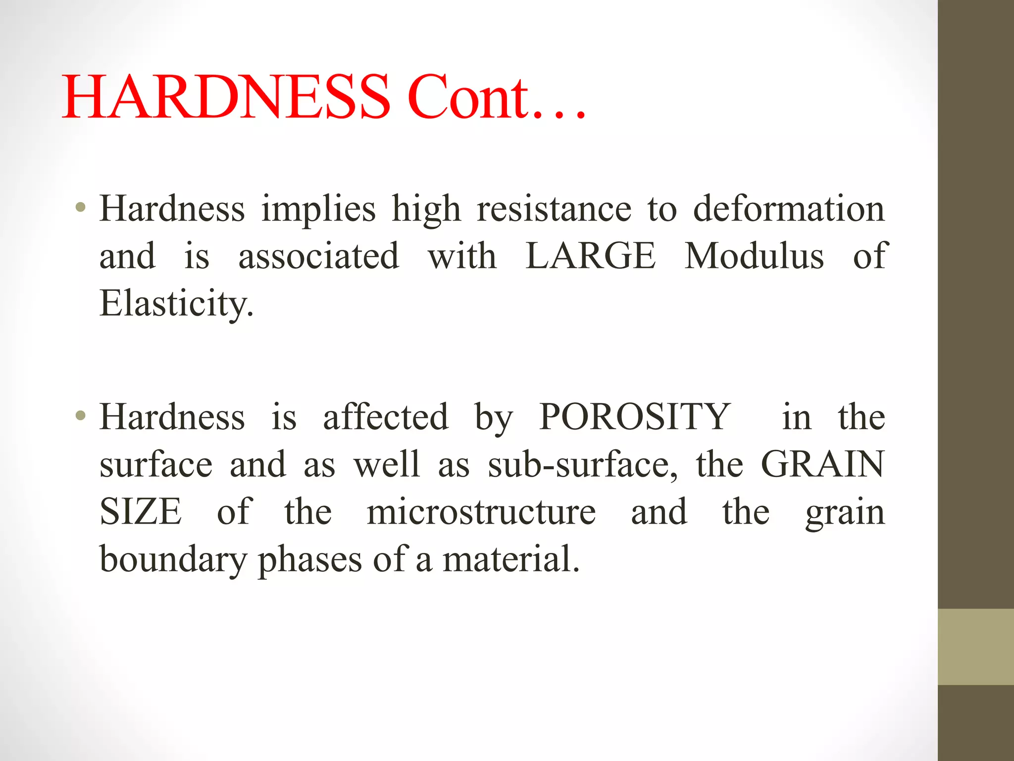 Mechanical Properties of Ceramics | PPTX