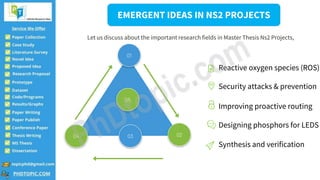 Master Thesis Ns2 Projects | PPT