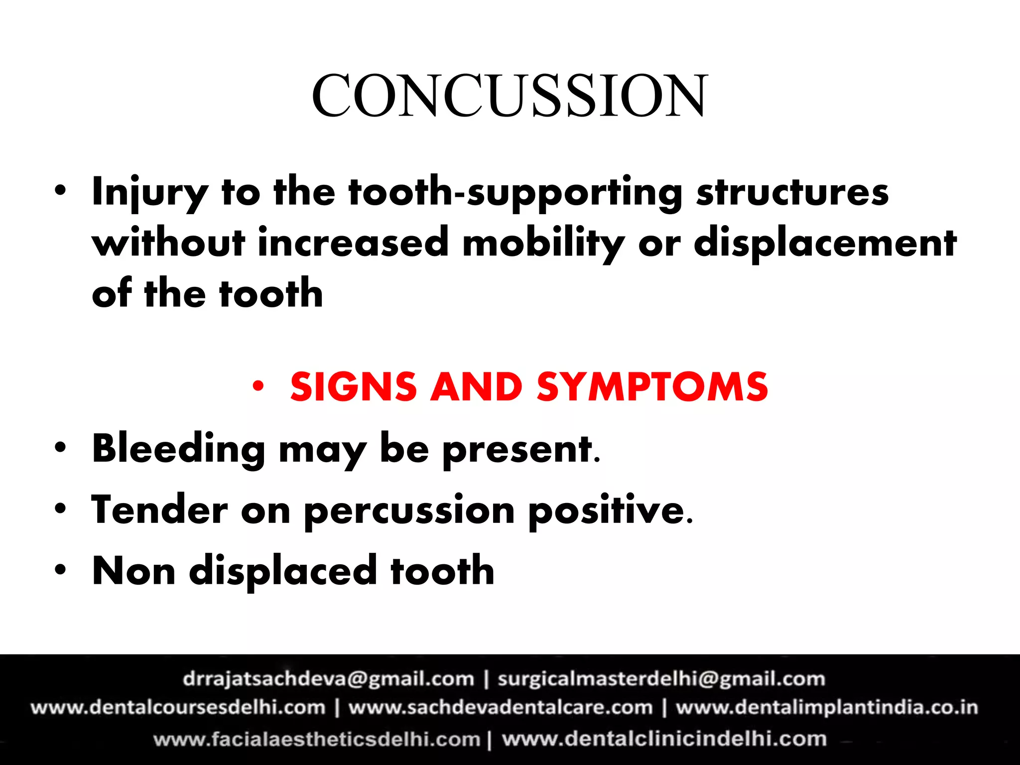 Tooth Injuries| Tooth Trauma| Treatment of Tooth Trauma | PPTX