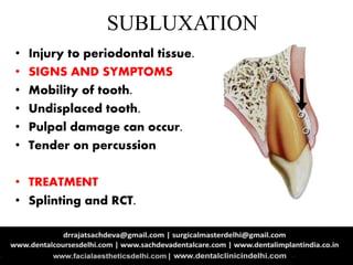 Tooth Injuries| Tooth Trauma| Treatment of Tooth Trauma | PPT