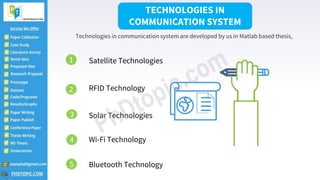 Communication Thesis With Matlab | PPT