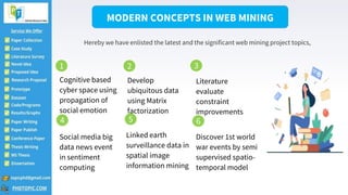 Web Mining Projects Topics | PPTX