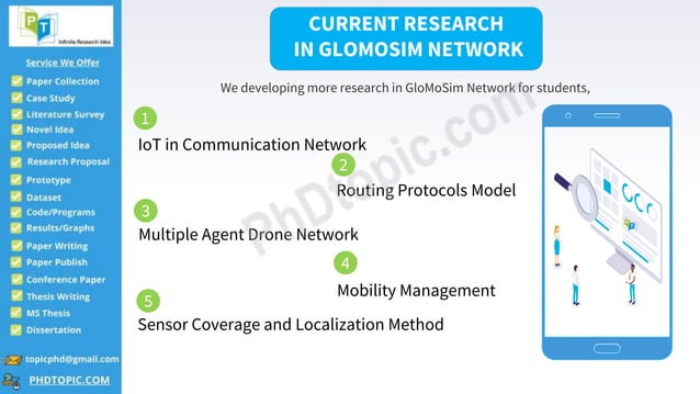 Glomosim Network Projects Research Assistance | PPT