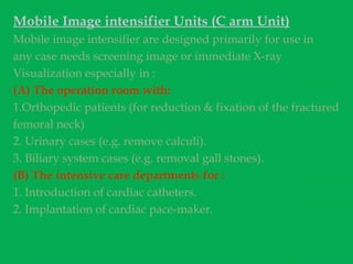 MOBILE IMAGING INTERFACE UNIT (C ARM) | PPT