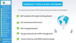 Wifi Network Simulation Projects | PPTX | Internet of Things | Internet