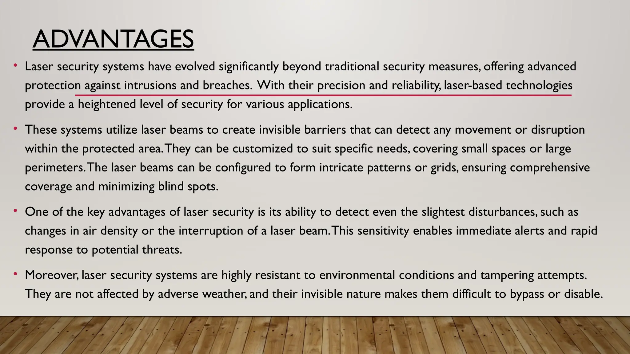 Laser Based Home Security System made with electronic chips.pptx