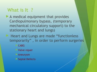 HEART LUNG MACHINE | PPT
