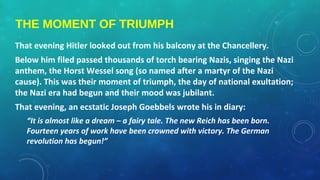 CAMBRIDGE A2 HISTORY: HITLER APPOINTED AS A CHANCELLOR | PPT