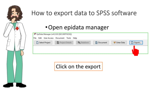 How to enter data and export data by using Epidata entry client? | PPTX ...