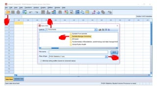 How to enter data and export data by using Epidata entry client? | PPTX