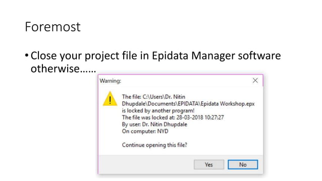 How to enter data and export data by using Epidata entry client? | PPTX ...