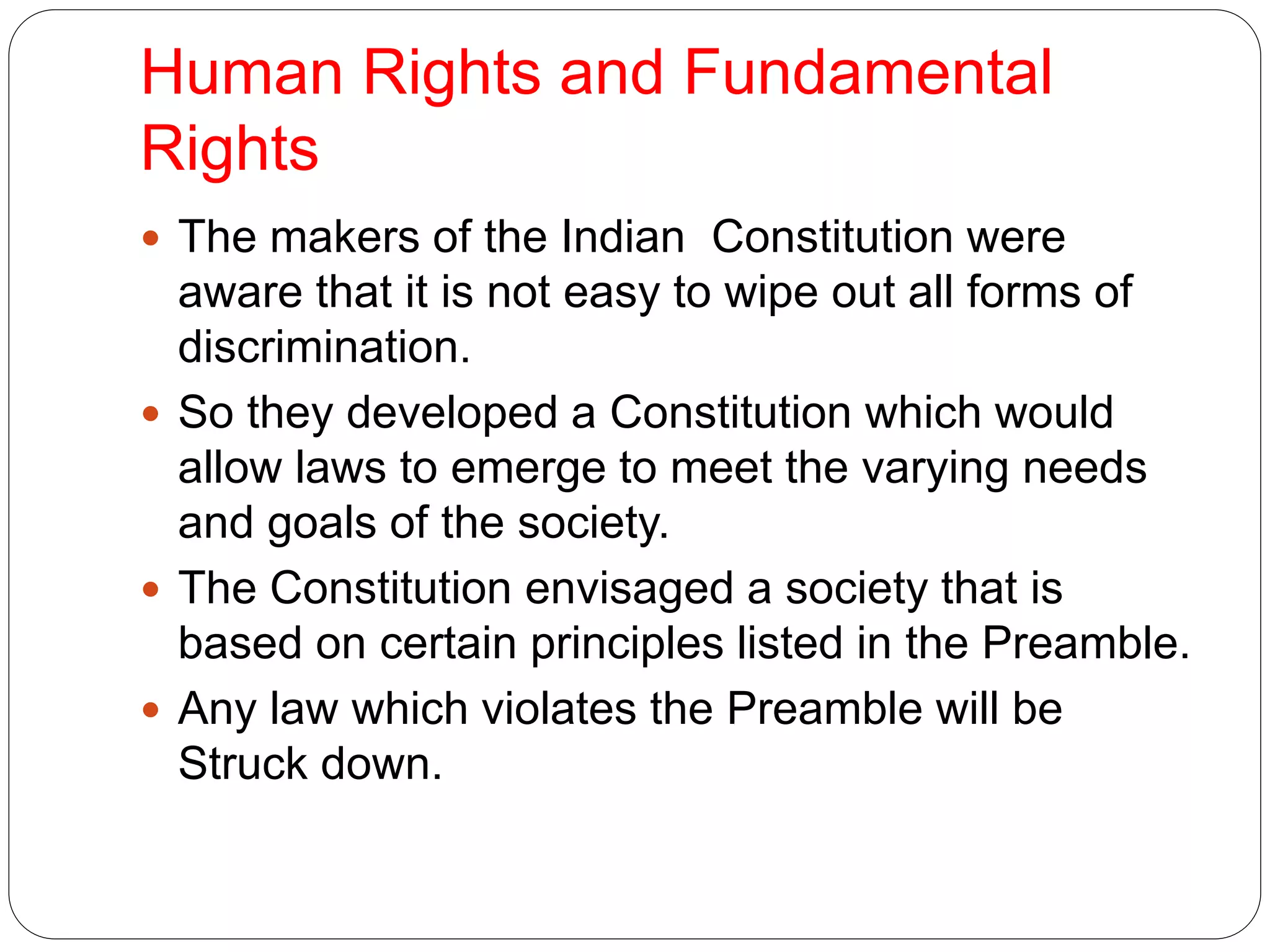 Human rights and fundamental rights | PPTX