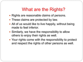 Human rights and fundamental rights | PPTX