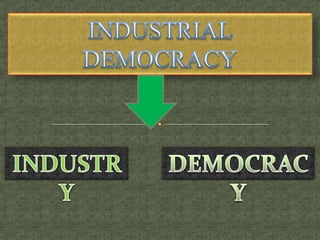 industrial democracy | PPTX | Civic affairs | Politics