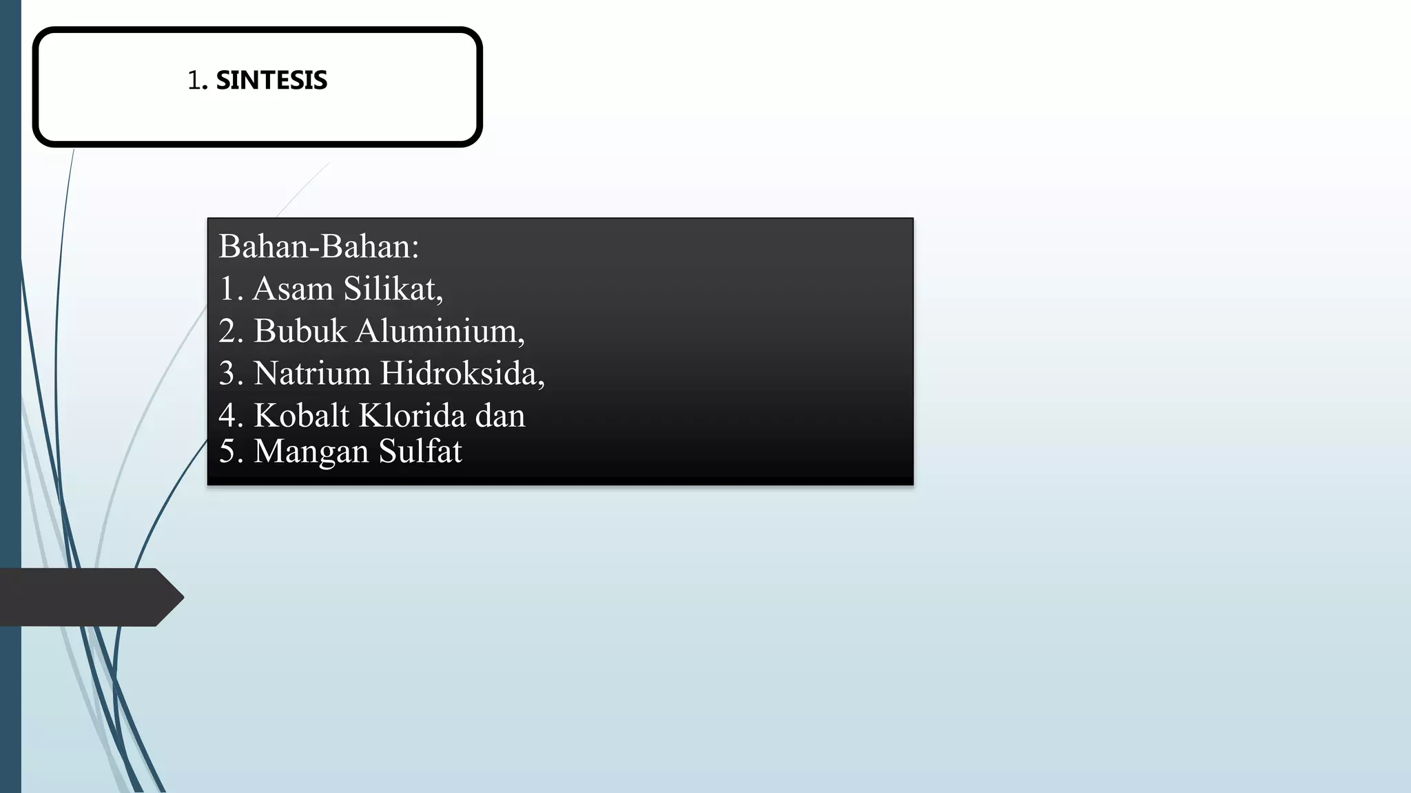 SINTESIS DAN KARAKTERISASI ZEOLIT ANALCIME DENGAN MODIFIKASI Mn DAN Co ...