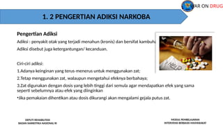 PPT Pengetahuan prinsip dasar adiksi dari bnn | PPTX