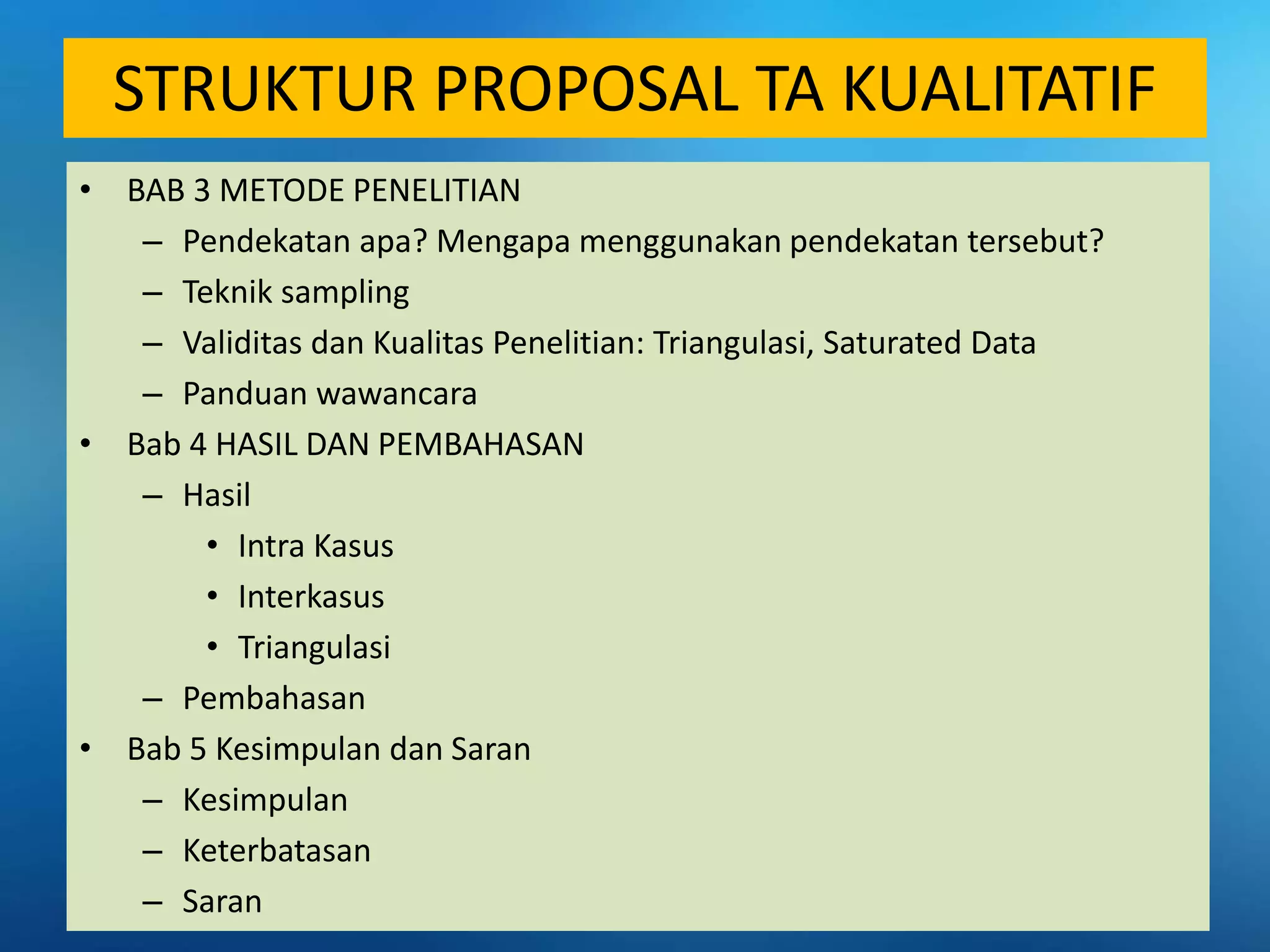 Metode penelitian kualitatif observasi wawancara | PPT