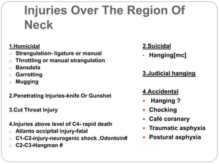 anatomy of neck and its medicolegal importance | PPTX