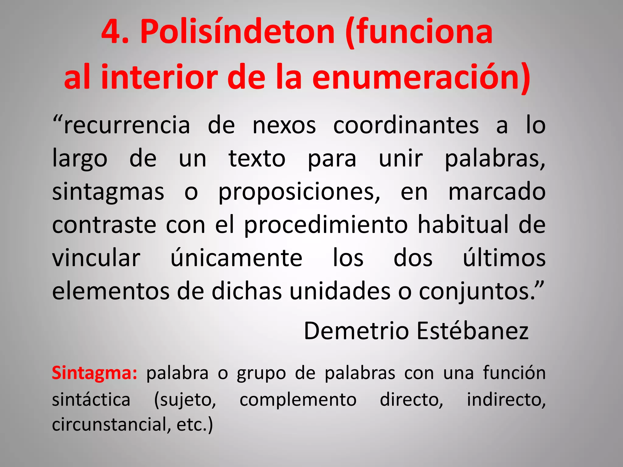 Figuras literarias: Onomatopeya, aliteración, enumeración, polisíndeton ...