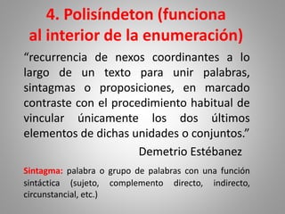 Figuras literarias: Onomatopeya, aliteración, enumeración, polisíndeton ...