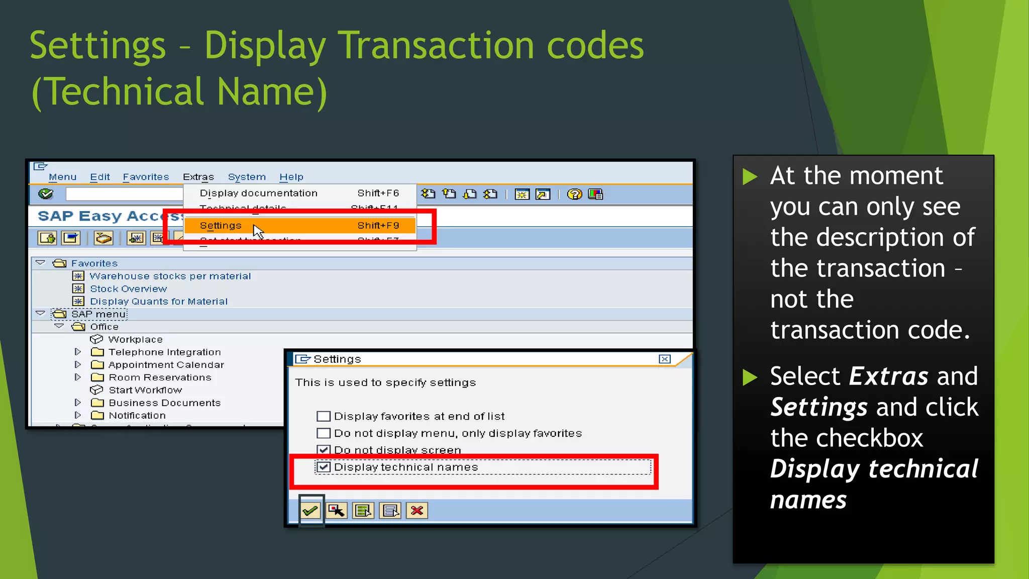 Sap Gui And Navigation Quick Guide Pptx Operating Systems Computer Software And Applications