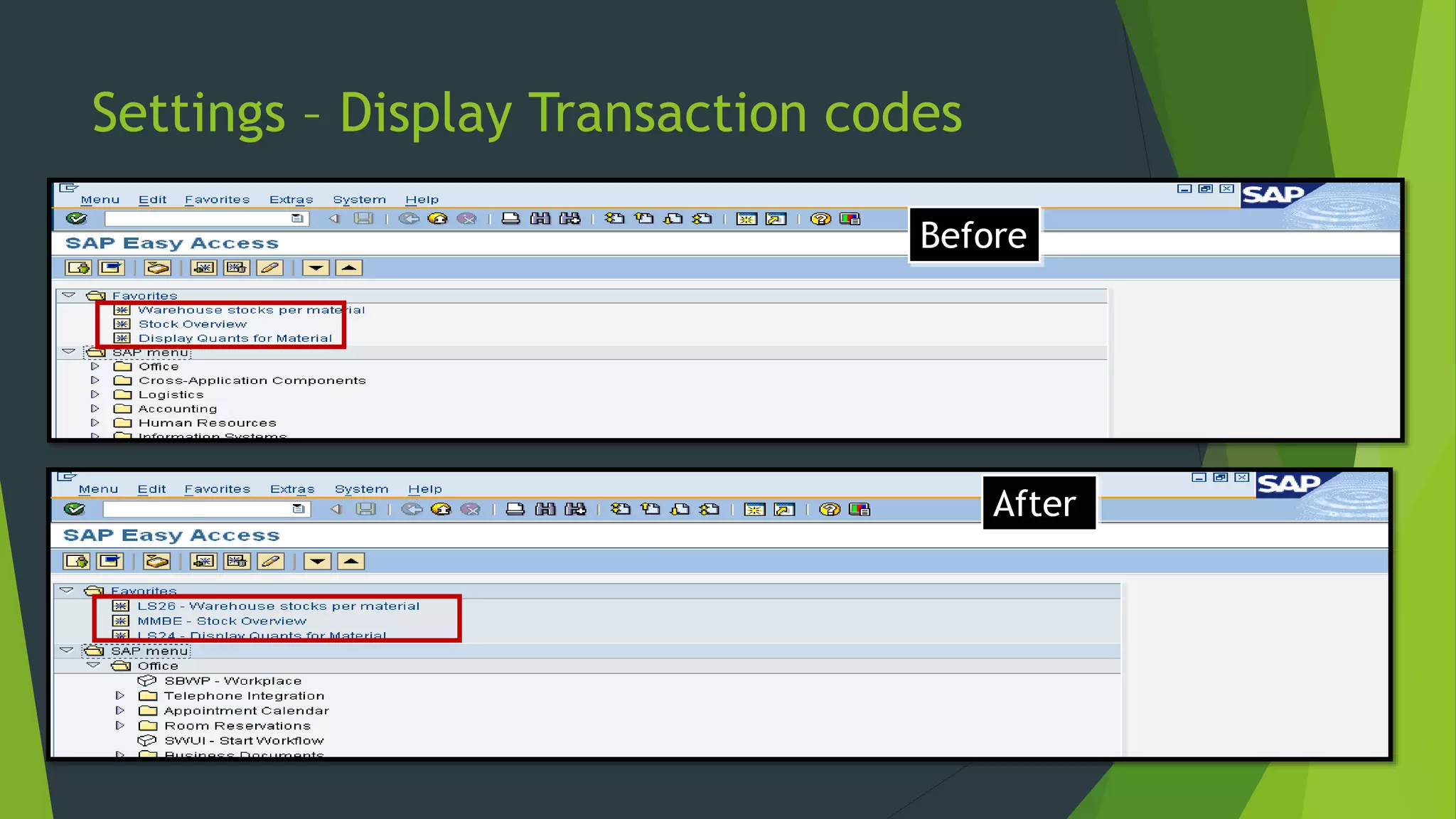 Sap Gui And Navigation Quick Guide Pptx Operating Systems Computer Software And Applications