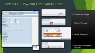 SAP GUI and Navigation - Quick Guide | PPTX