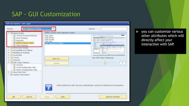 SAP GUI and Navigation - Quick Guide | PPTX | Operating Systems | Computer Software and Applications