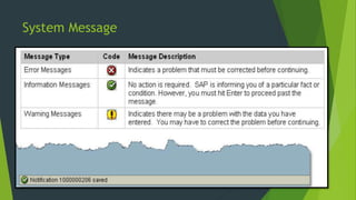 SAP GUI and Navigation - Quick Guide | PPTX