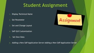 SAP GUI and Navigation - Quick Guide | PPTX