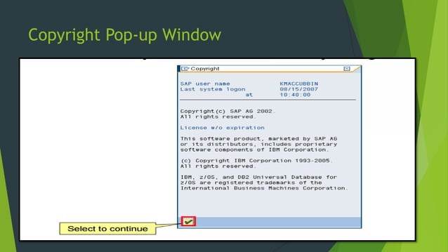SAP GUI and Navigation - Quick Guide | PPTX | Operating Systems | Computer Software and Applications