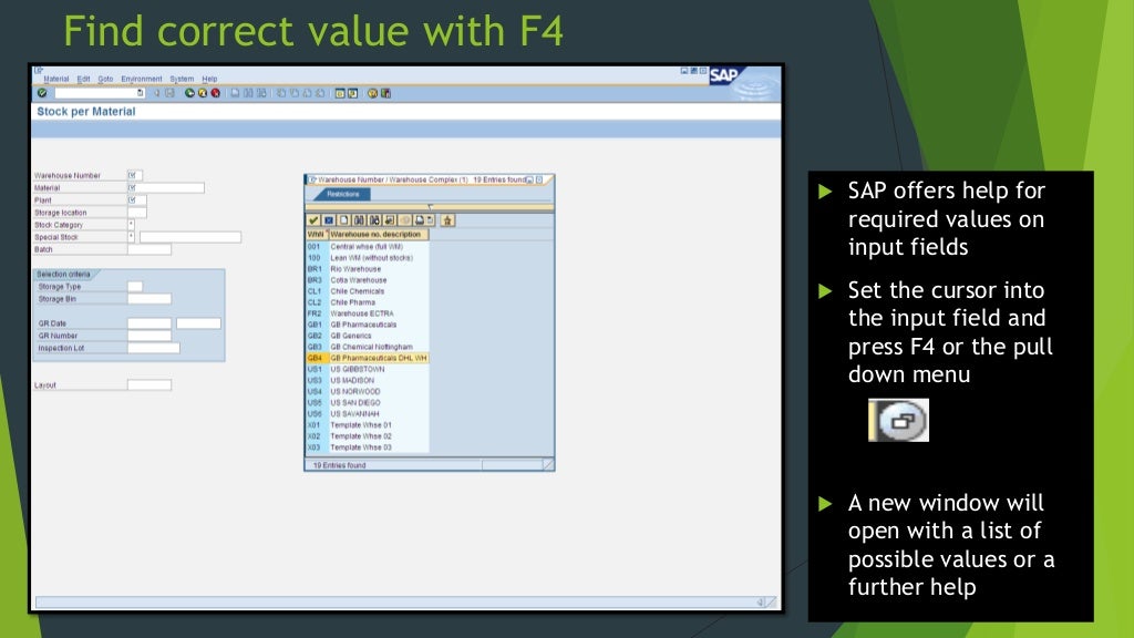 Sap Gui And Navigation Quick Guide